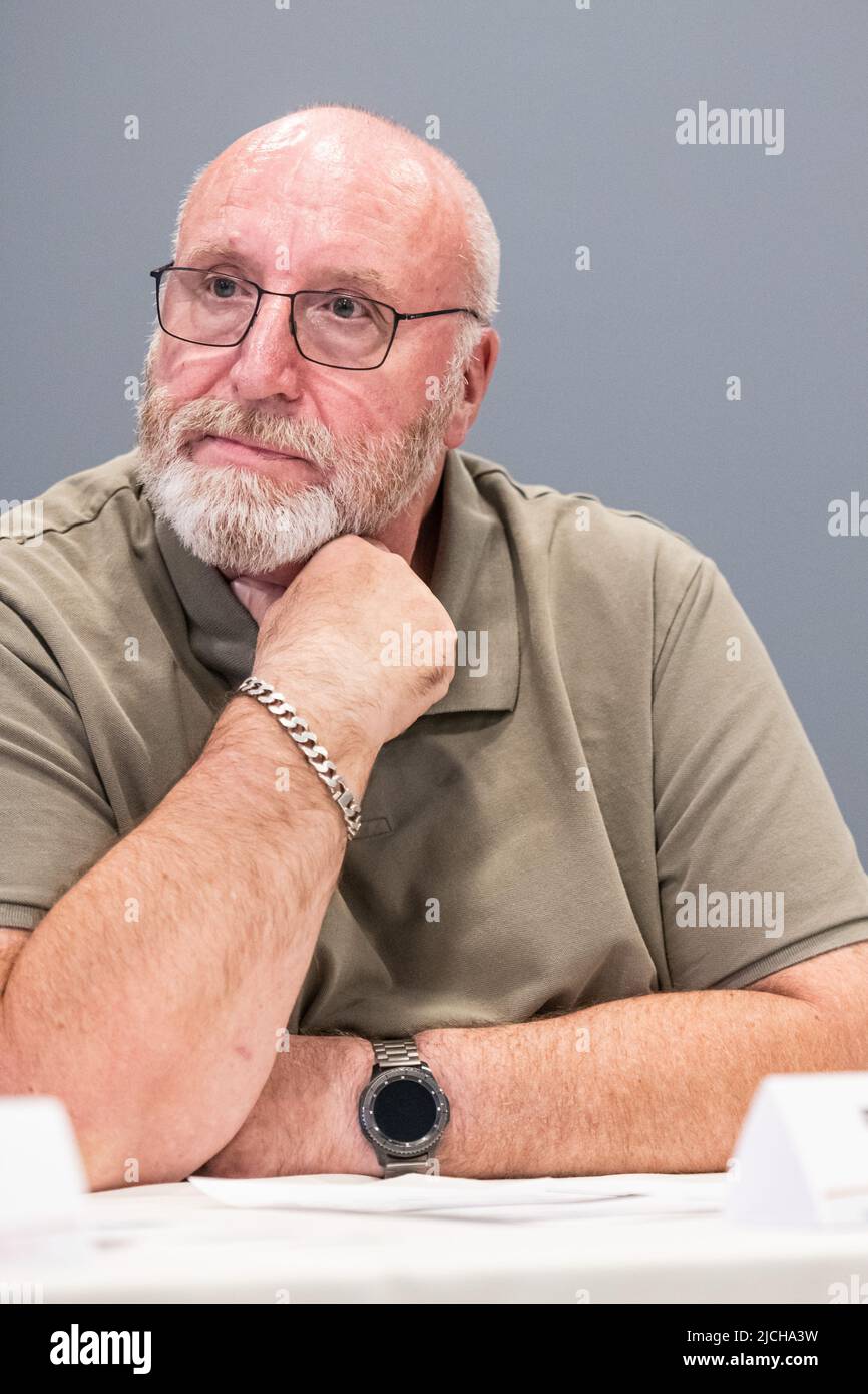 Antwerp, Belgium,13 June 2022. Bernard Parez, chairman FFBN is seen at ...
