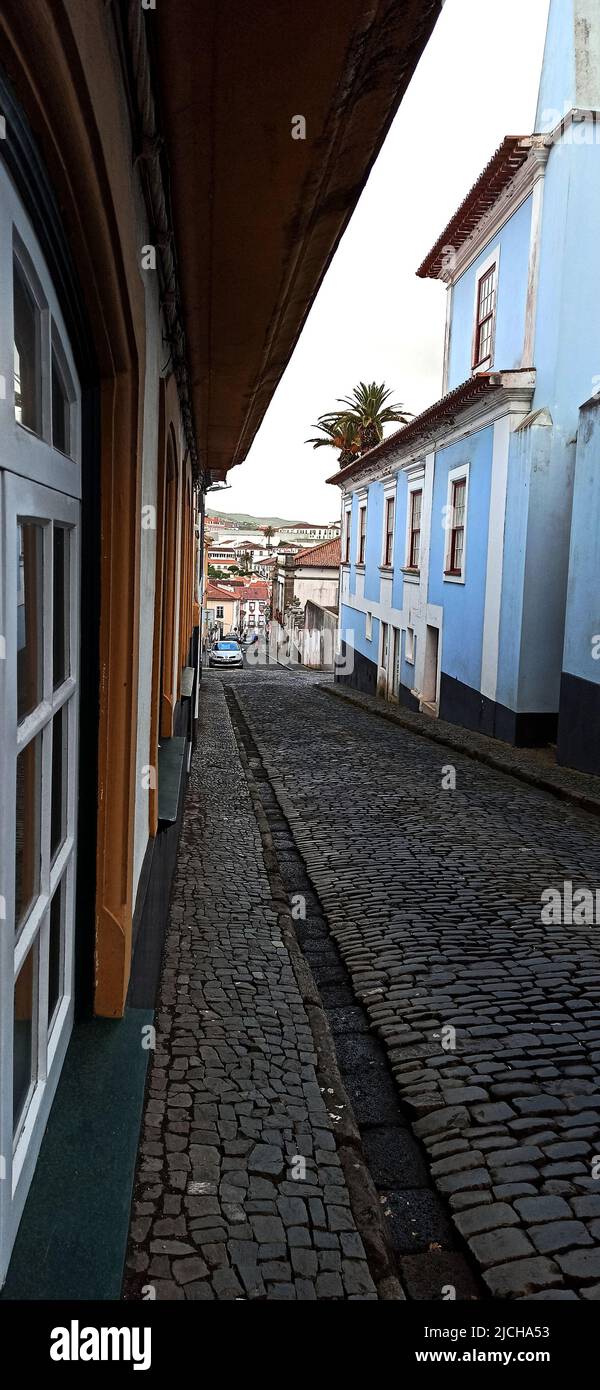 Summer Urban European Landscape from Terceira Island With Lots of ...