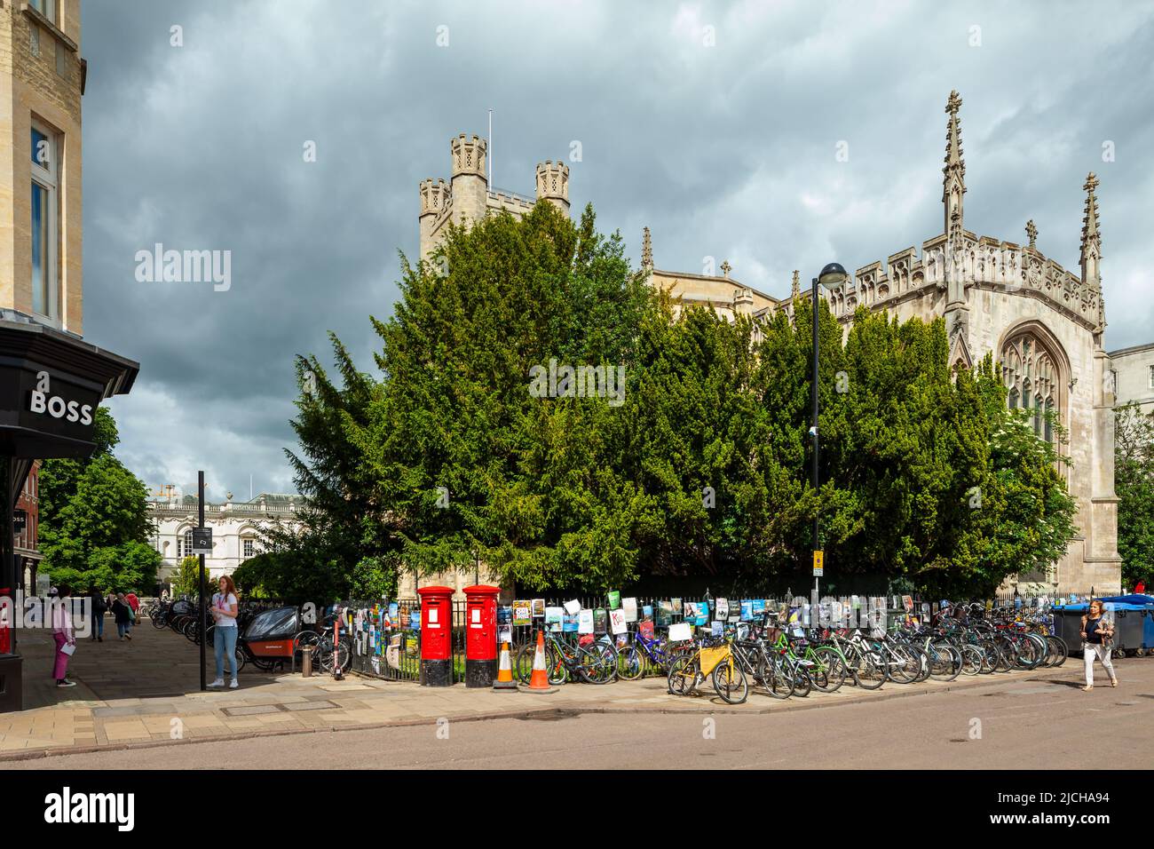 Cambridge city centre, England Stock Photo - Alamy