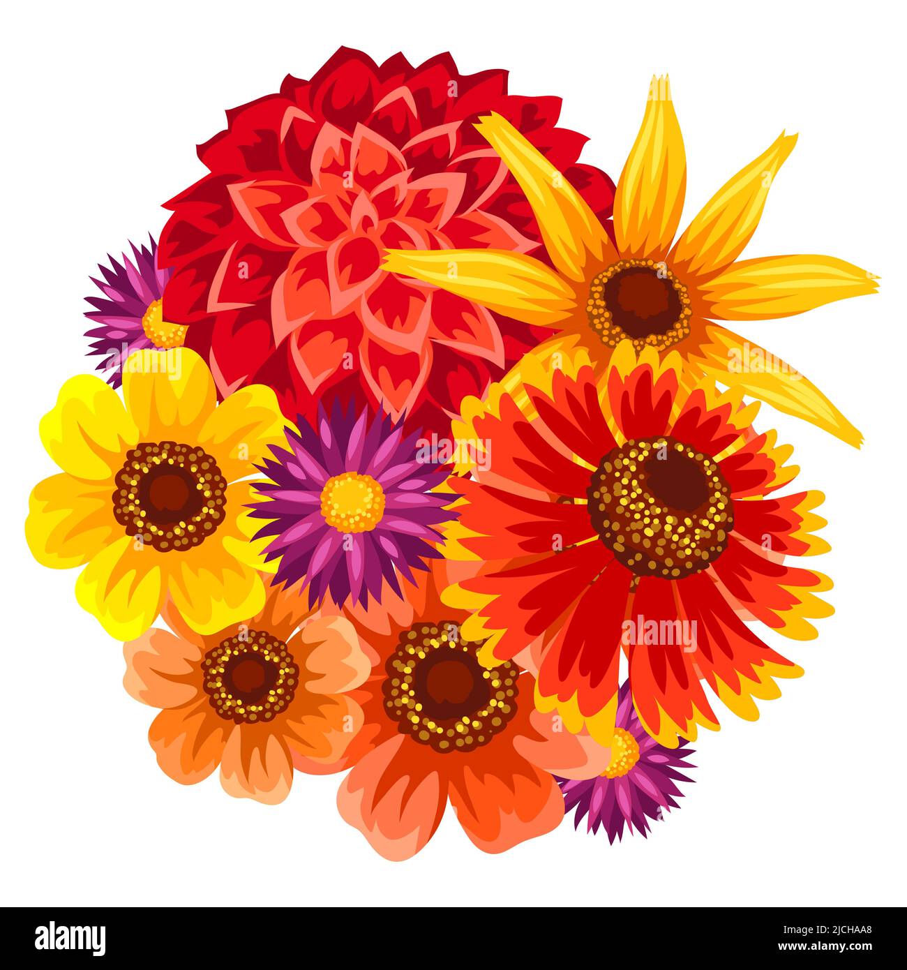 Fall bouquet Stock Vector Images - Alamy