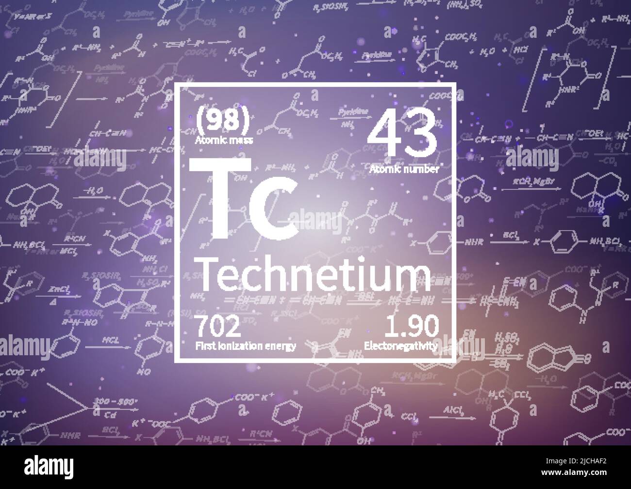 Technetium chemical element with first ionization energy, atomic mass ...
