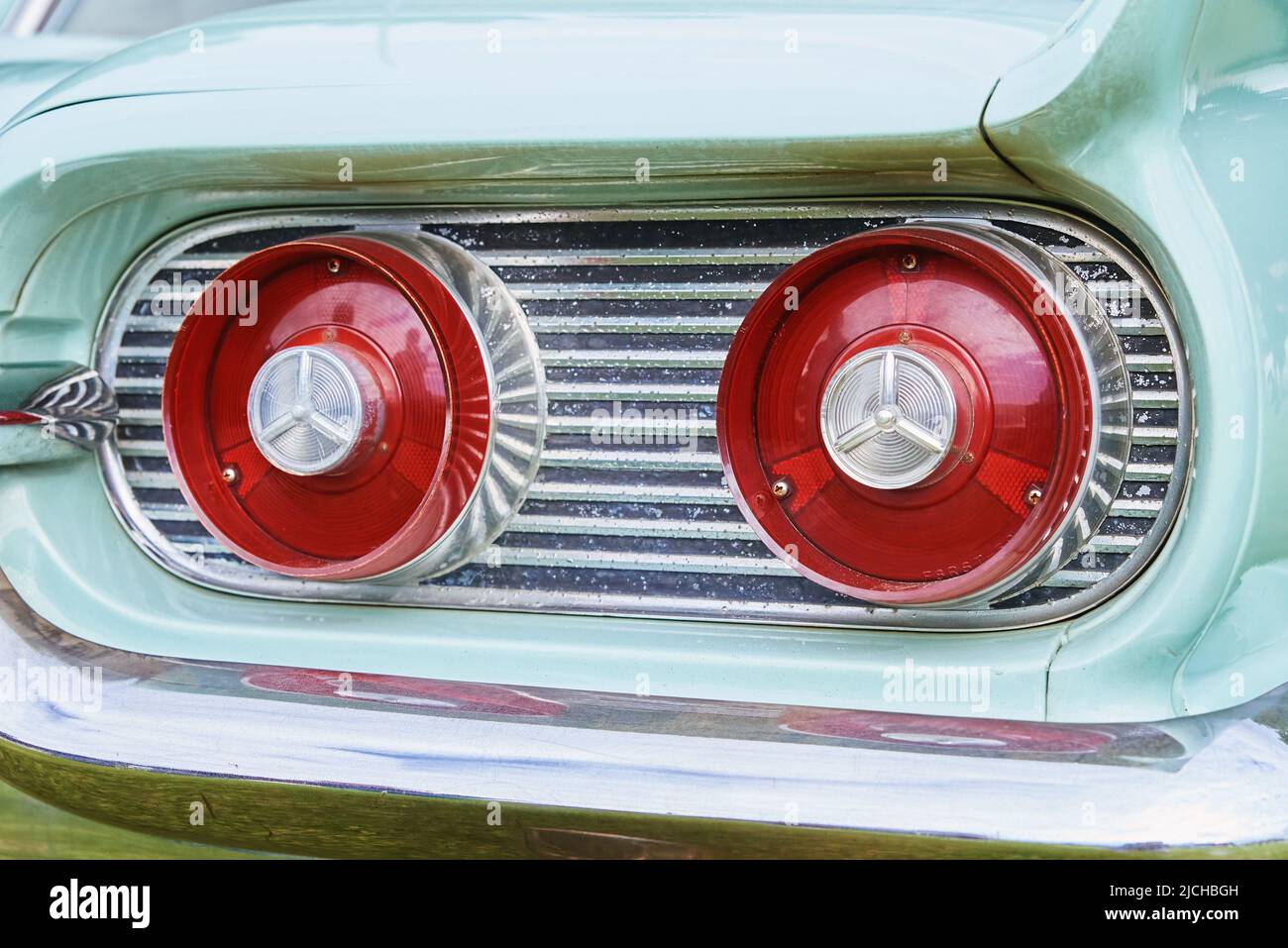 American classic car rear light hi-res stock photography and images - Alamy