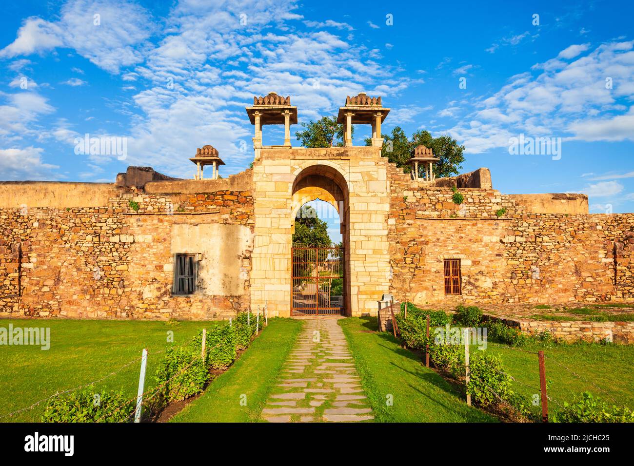 Rana Ratan Palace in Chittor Fort in Chittorgarh city, Rajasthan state ...