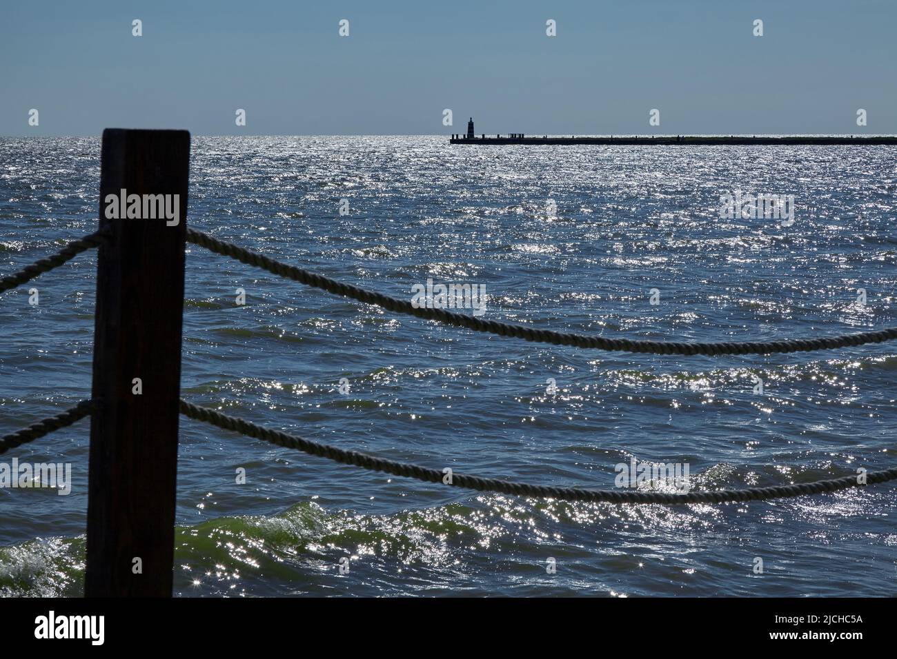 Rope handrails hi-res stock photography and images - Alamy