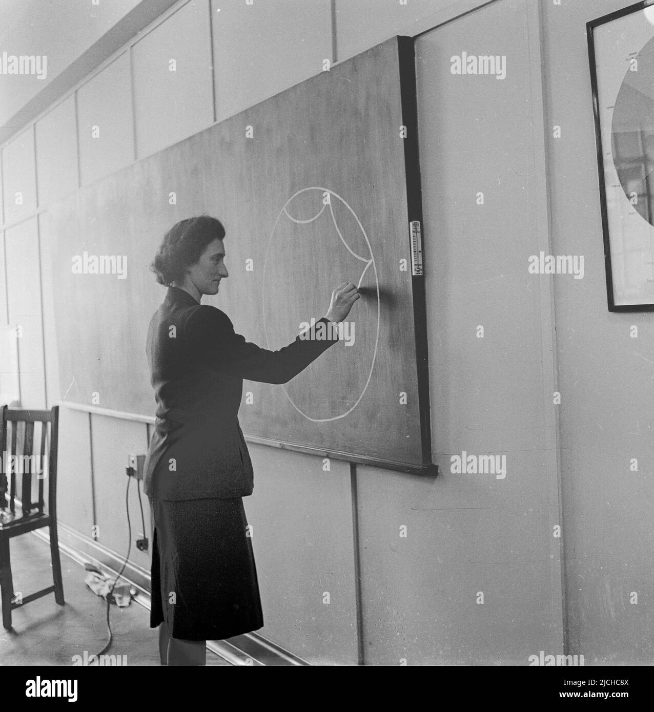 1950s classroom teacher hi-res stock photography and images - Alamy