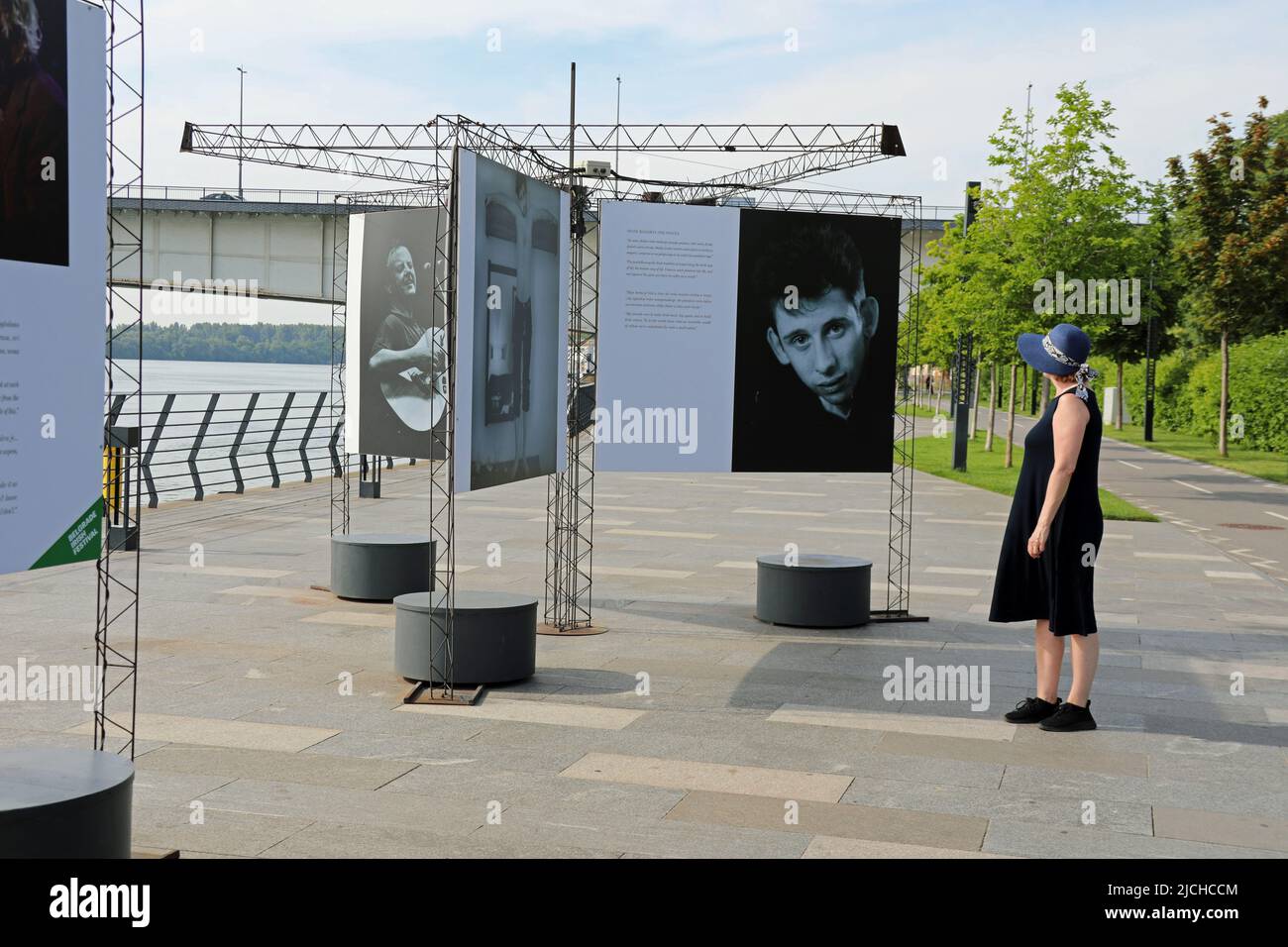 Outdoor exhibition at Belgrade Waterfront of Rebel Song by Andrew ...