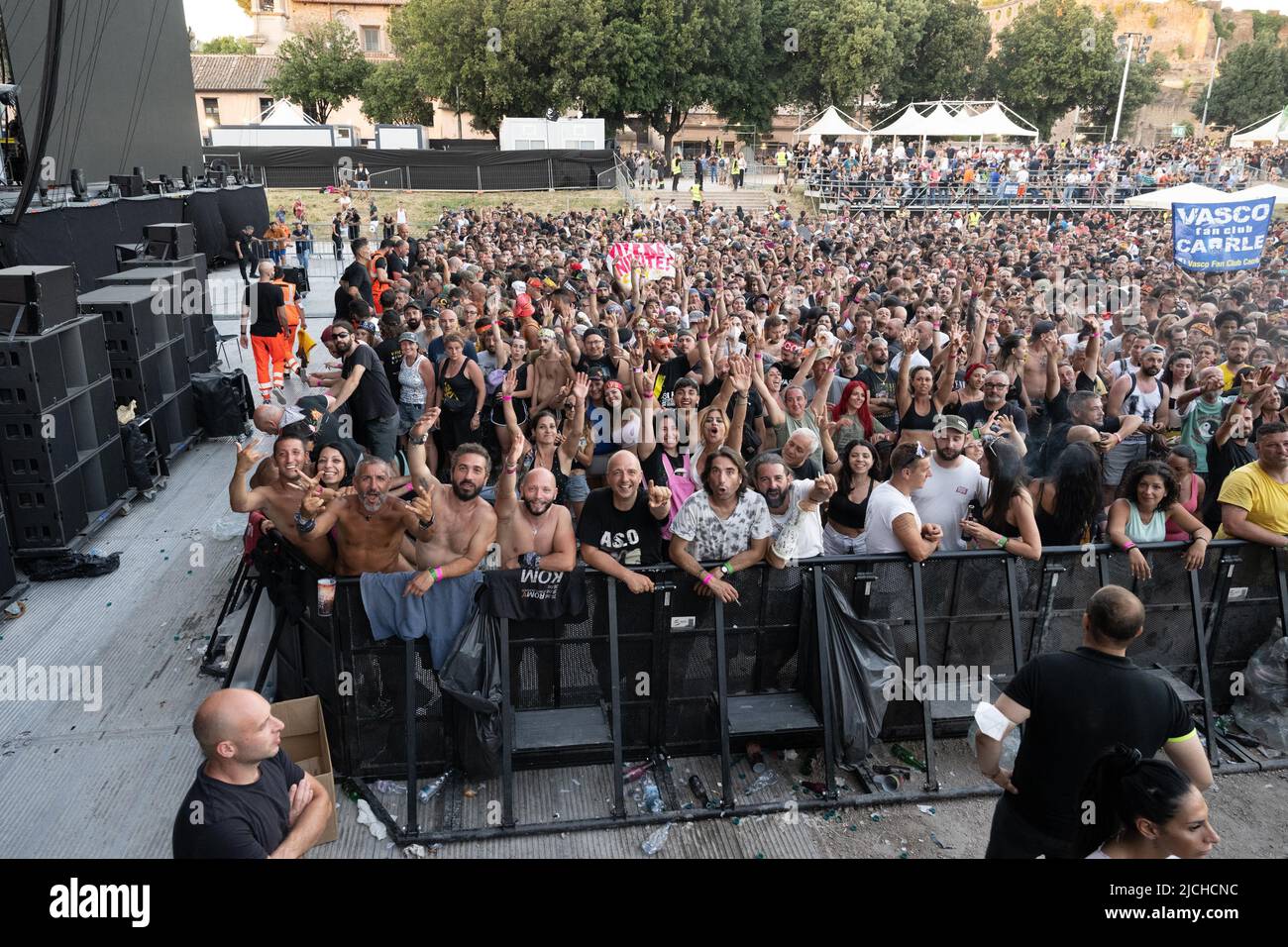 Rome, Italy, 12/06/2022, Concert of italian rock singer Vasco Rossi at ...