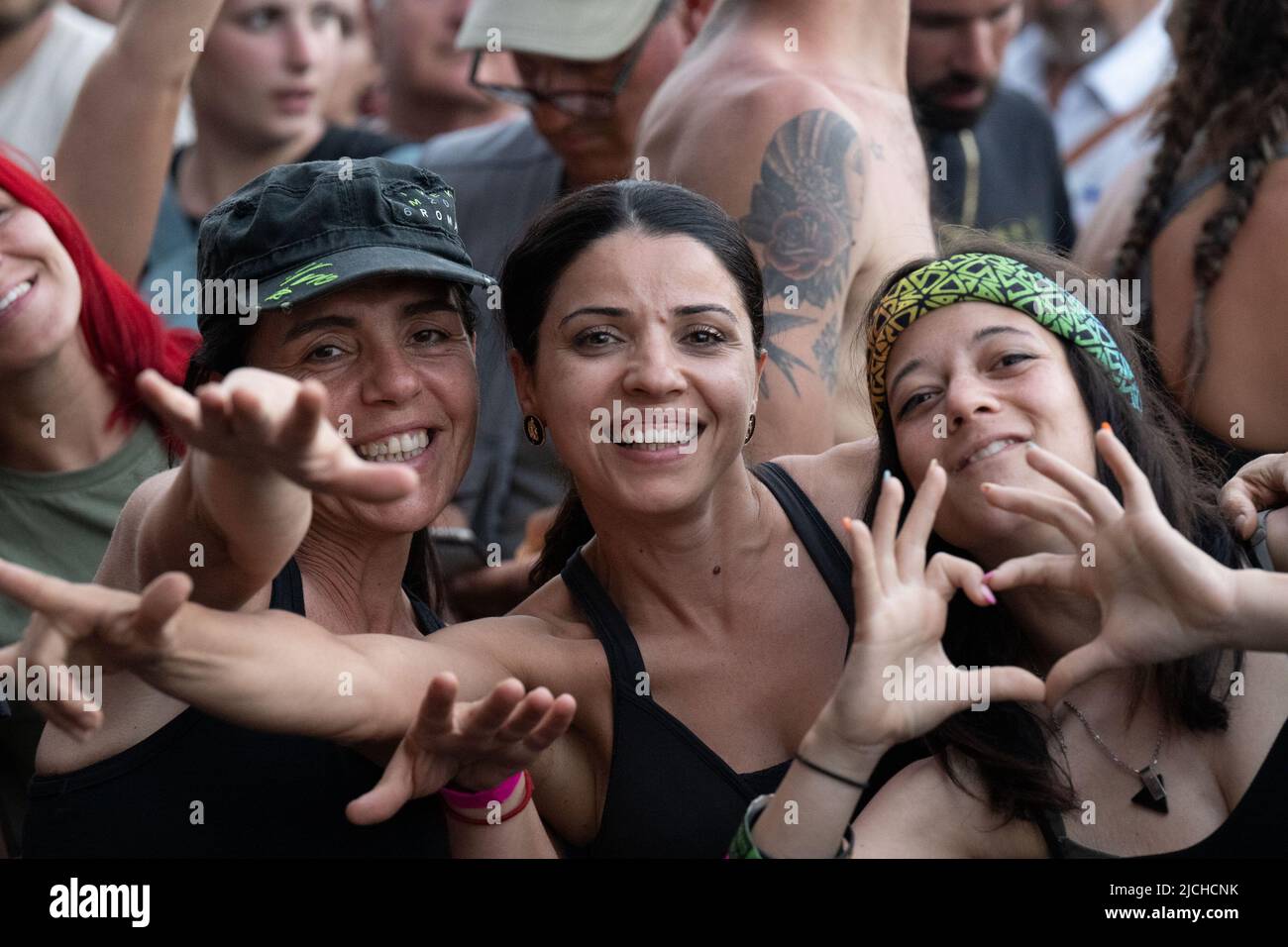Rome, Italy, 12/06/2022, Concert of italian rock singer Vasco Rossi at ...