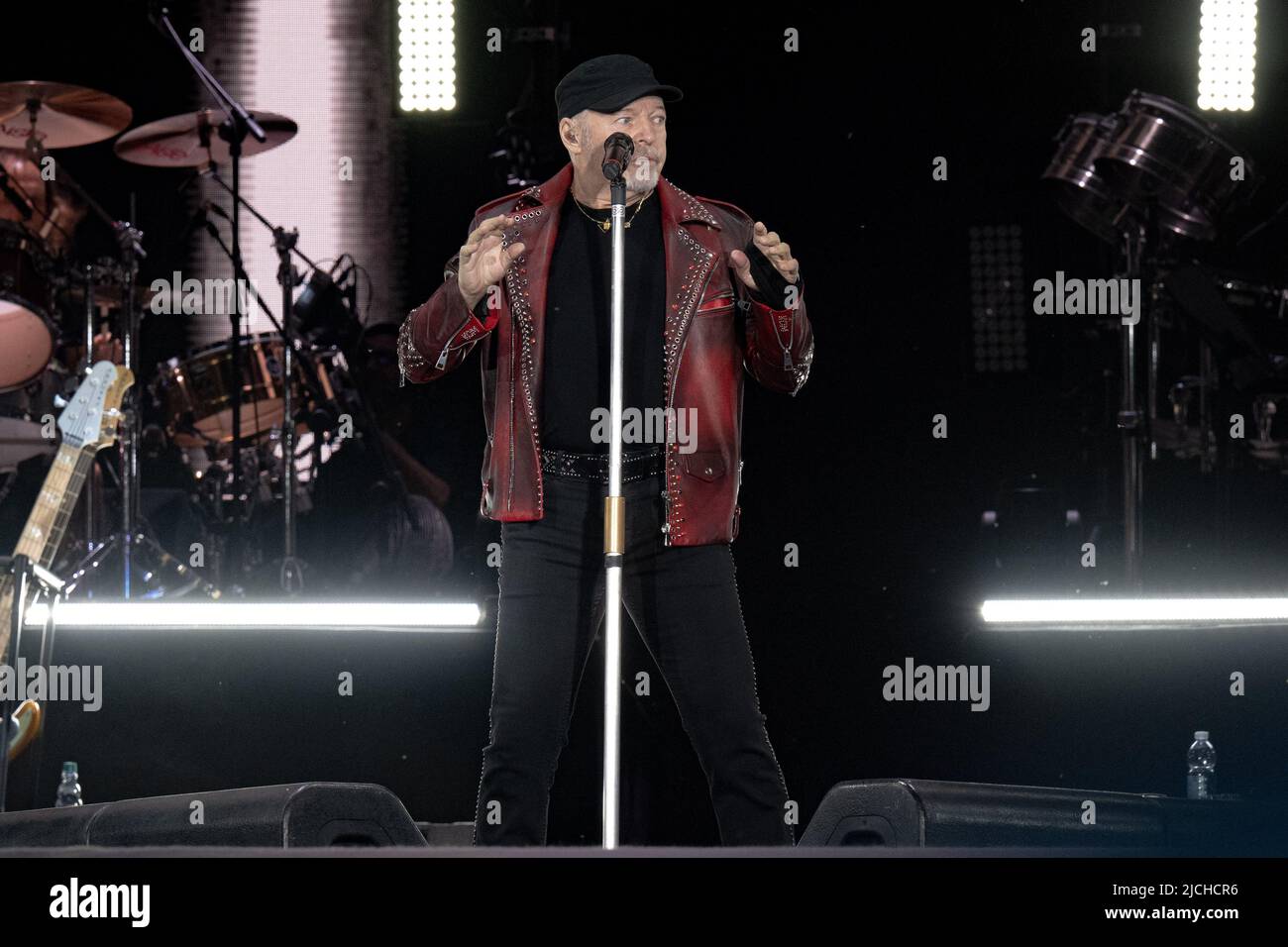 Rome, Italy, 12/06/2022, Concert of italian rock singer Vasco Rossi at ...