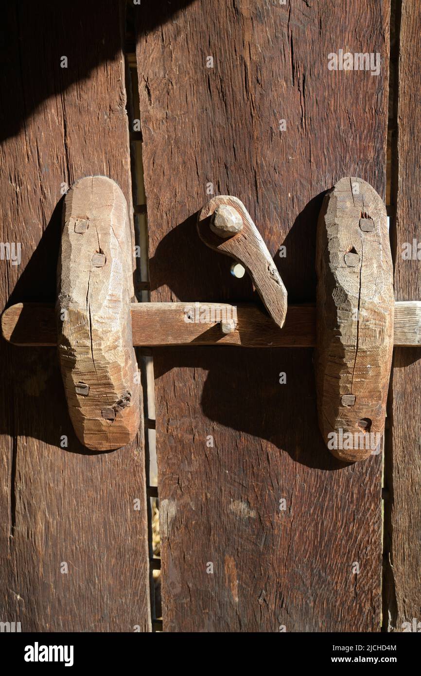 Carved door latch from West Stow Anglo-Saxon Village and Country Park ...