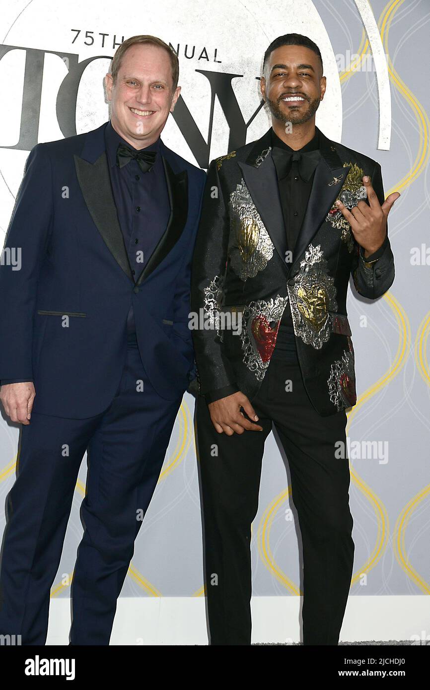 New York, New York, USA. 12/06/2022, Jason Michael Webb on the right ...