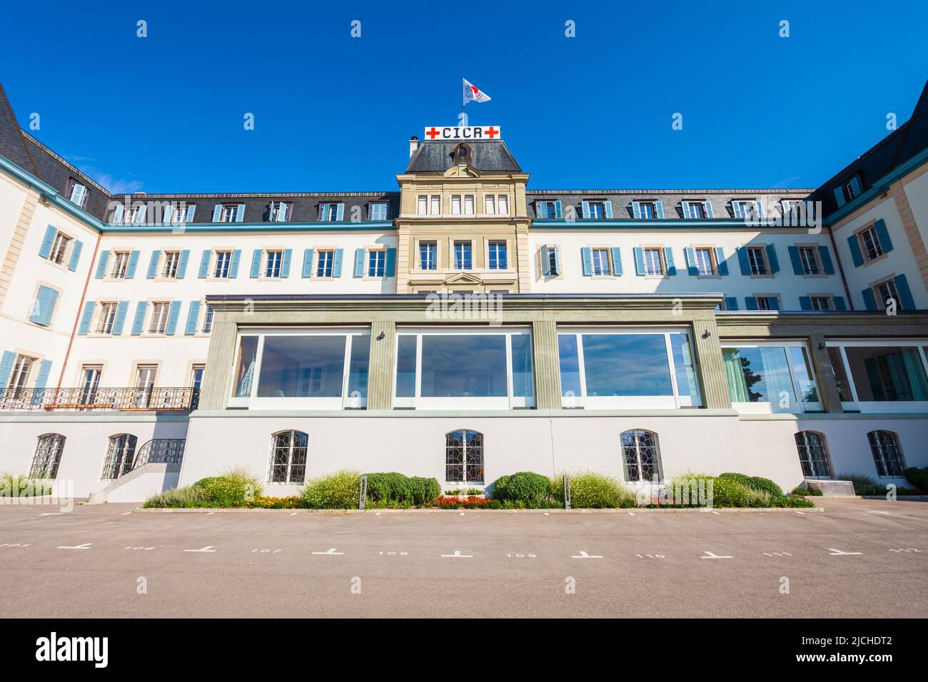 International Committee of the Red Cross or ICRC building is located in ...