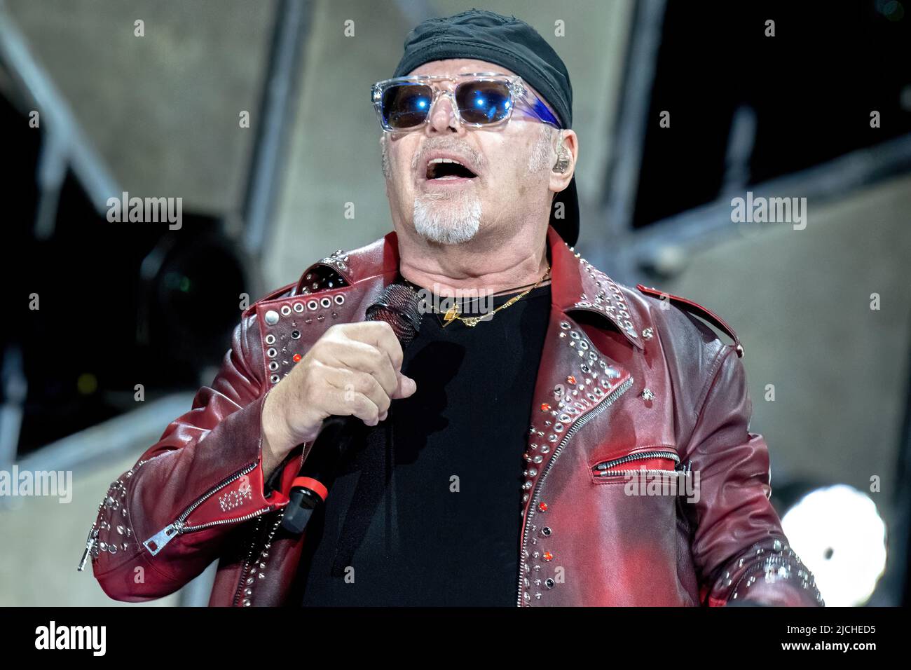 Rome, Italy, 12/06/2022, Concert of italian rock singer Vasco Rossi at ...