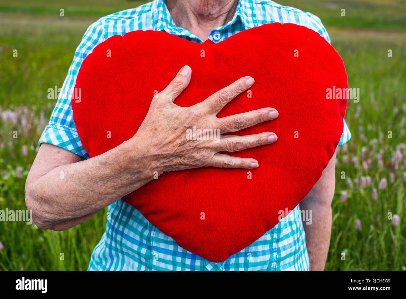 Old womans heart hi-res stock photography and images - Alamy