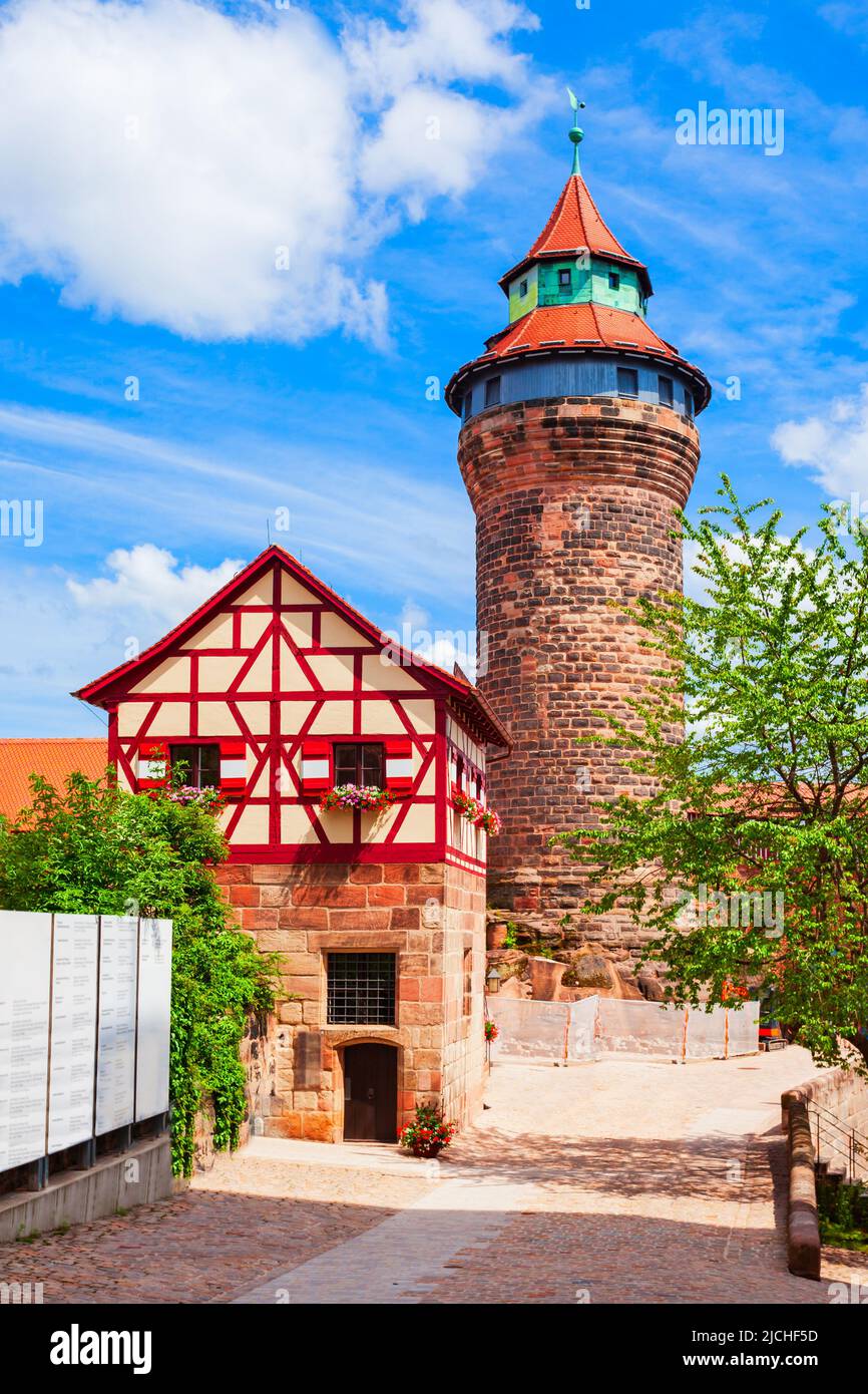 Sinwell Tower or Sinwellturm at Nuremberg Castle, it is located in the ...