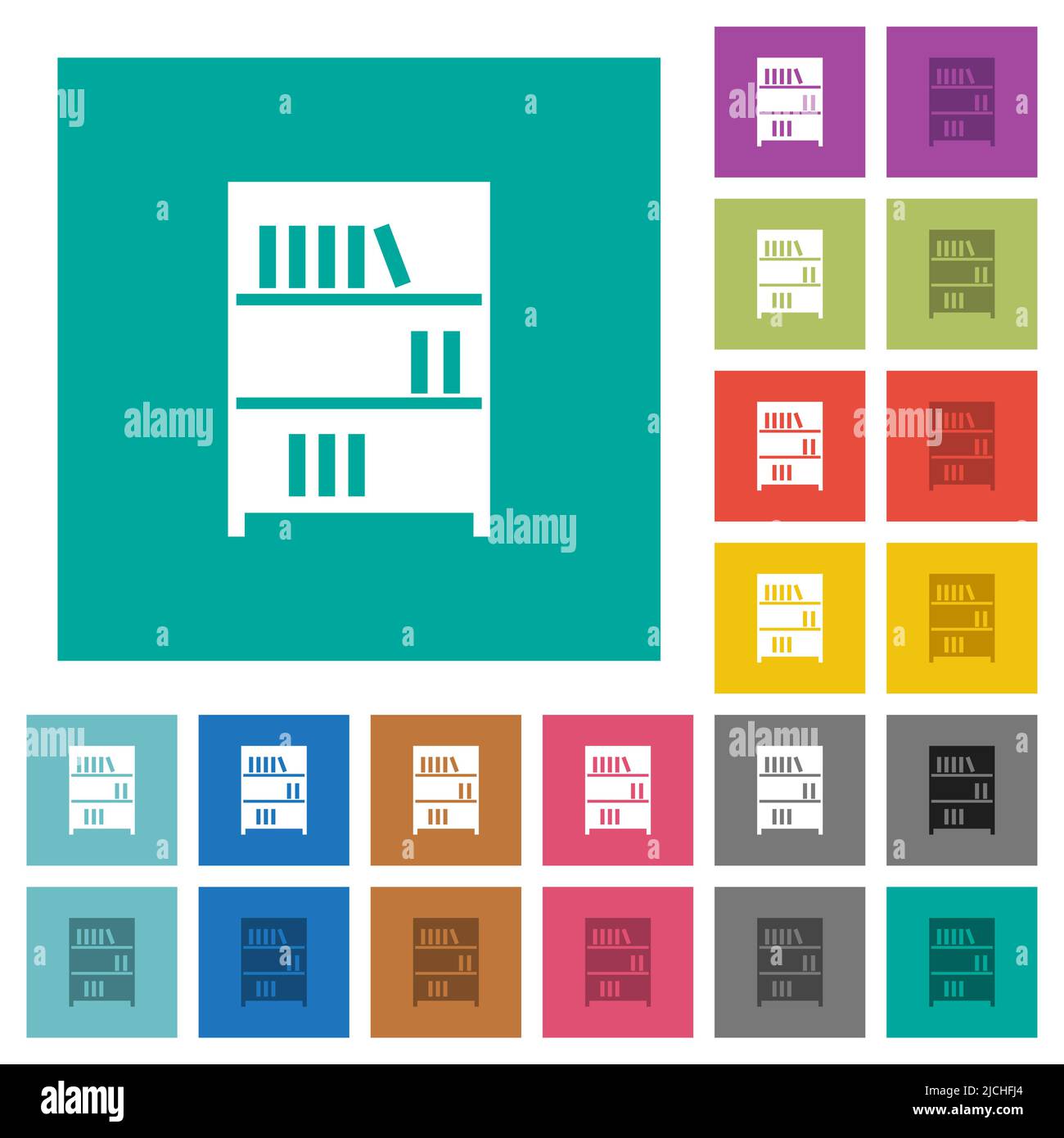 Plain books on shelves Stock Vector Images - Alamy