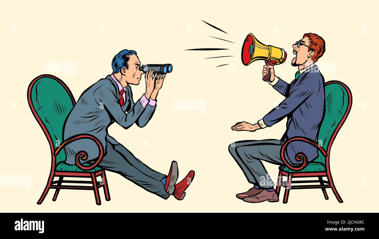 Negotiations symbol Stock Vector Images - Alamy