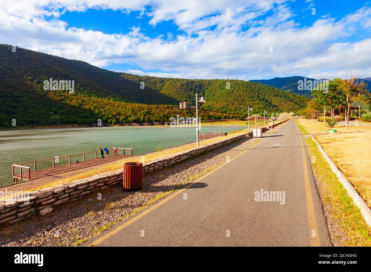 Beauty lake in Kakheti. Kakheti is a region in eastern Georgia with ...