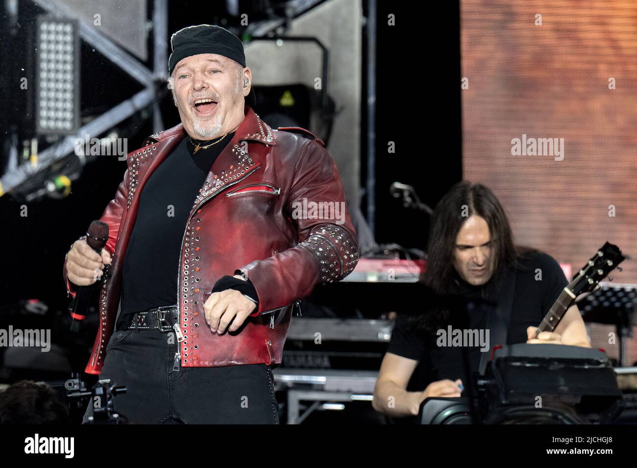 Rome, Italy, 12/06/2022, Concert of italian rock singer Vasco Rossi at ...