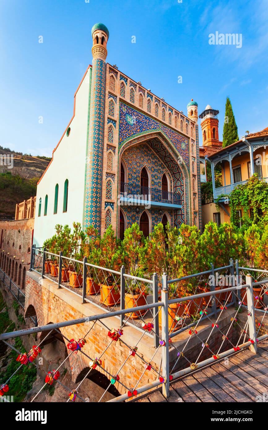 Tbilisi Juma Mosque in Tbilisi old town. Tbilisi is the capital and the ...