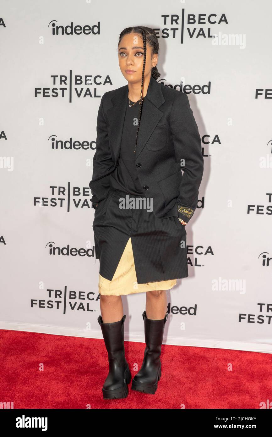 Aleyse Shannon attends the "Beauty" premiere during the 2022 Tribeca ...