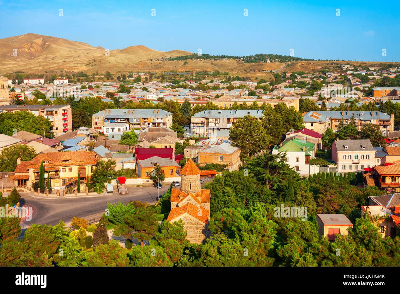Church of the Holy Archangels in Gori old town. Gori is a city in ...