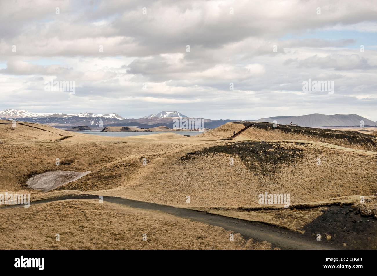 Strange landforms in the area of rootless cones, or pseudocraters, in ...