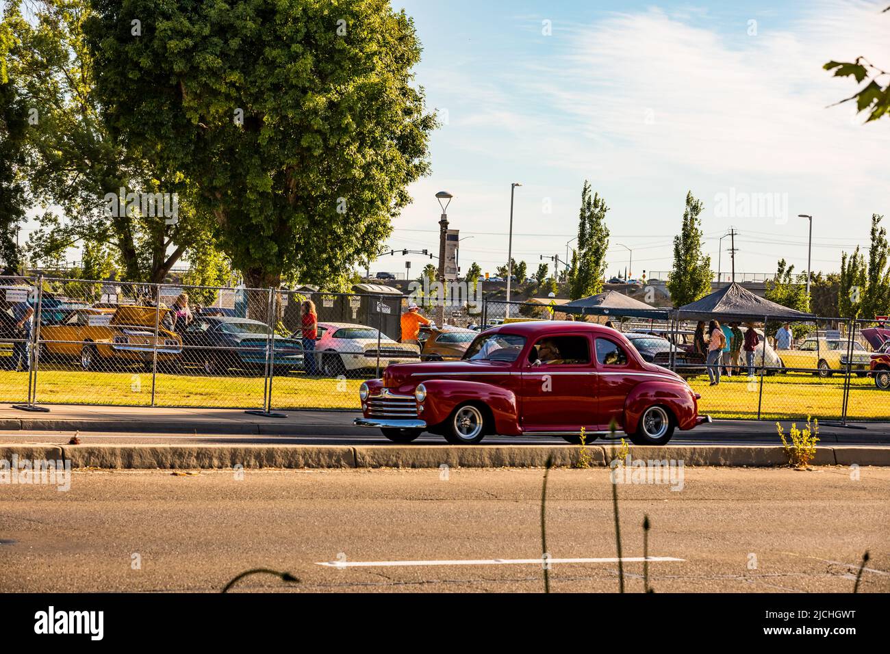A 1946 ford business coupe at the American Grafitti charity Car Show at ...