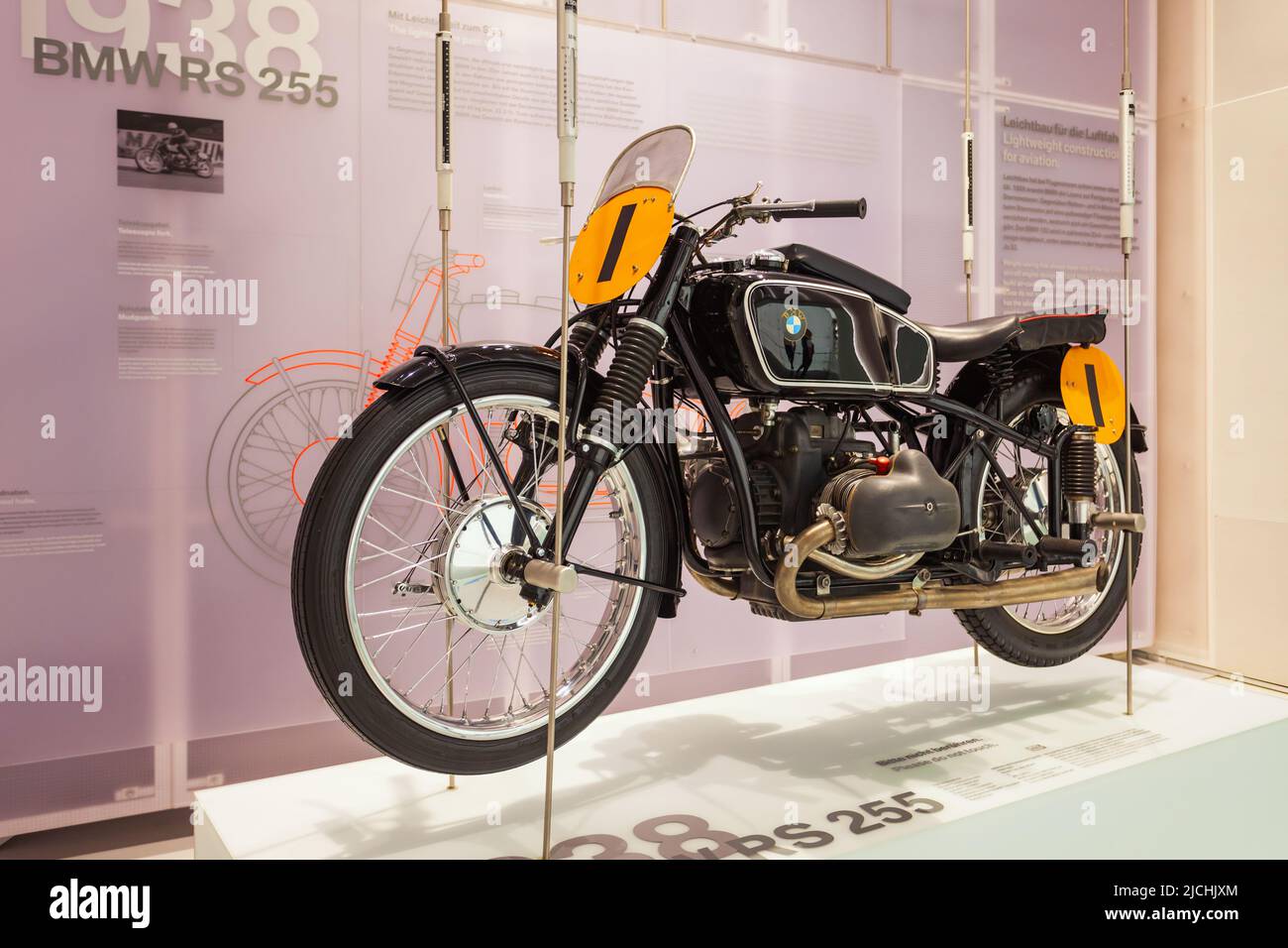 Munich, Germany - July 08, 2021: Vintage classic motorbike Classic ...