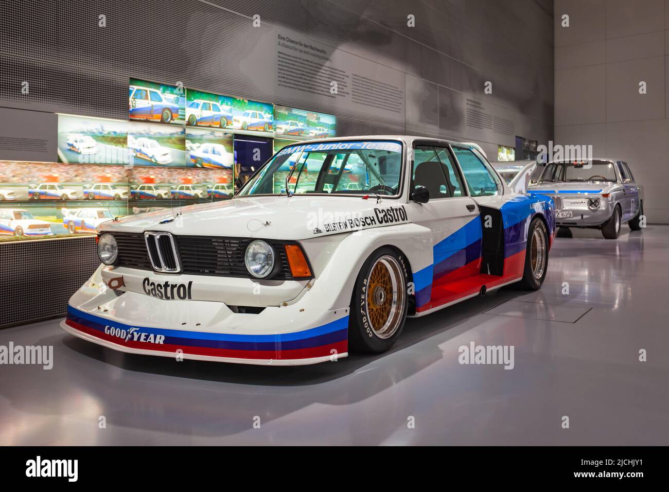 Munich, Germany - July 08, 2021: BMW 320i E21 classic racing sport 1970 ...