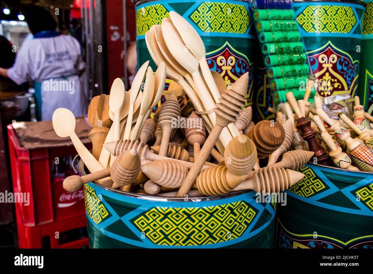 Fez, Morocco - June 12, 2022 The souks of Fez located in the medina are ...