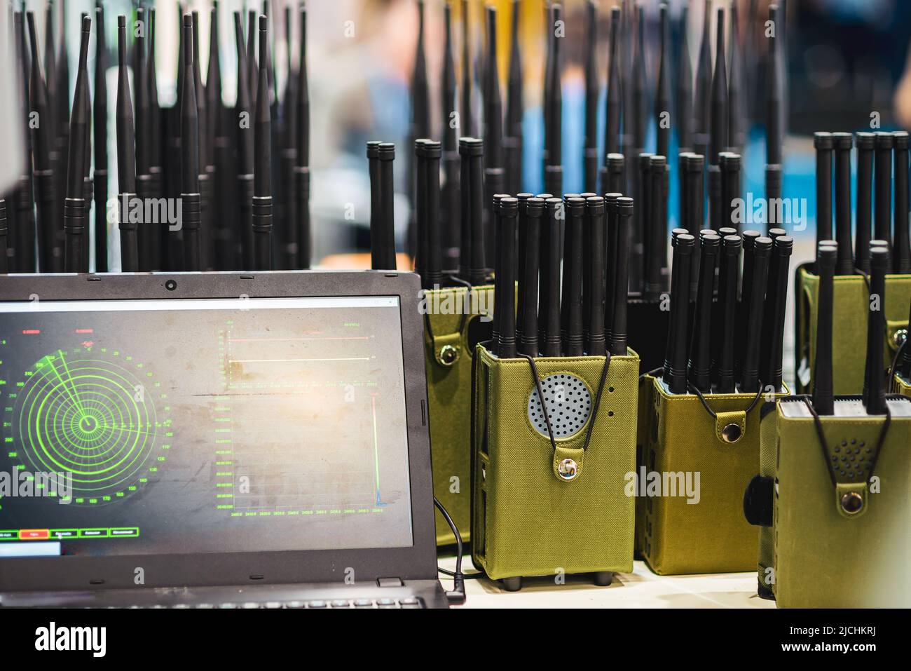 Portable portable radio jammer. Device for creating radio interference ...