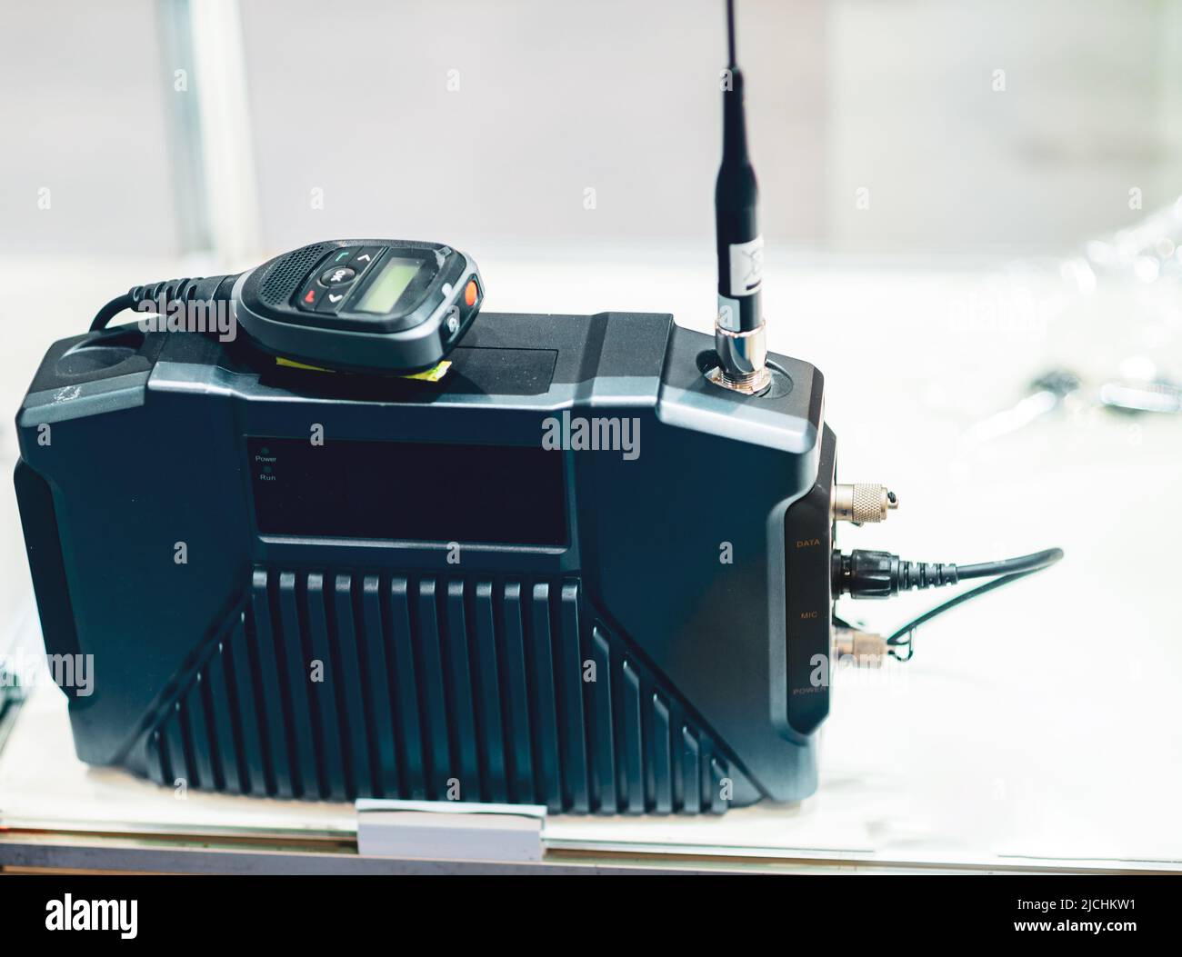 Portable repeater for military and police Stock Photo - Alamy