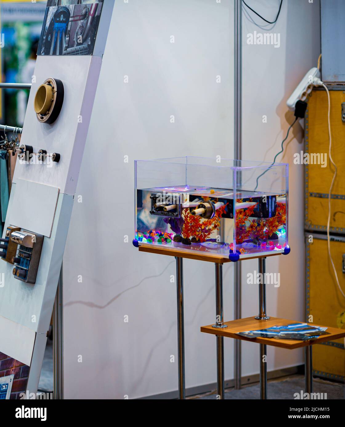 Sealing of cable and pipe inputs. Protection technology Stock Photo - Alamy