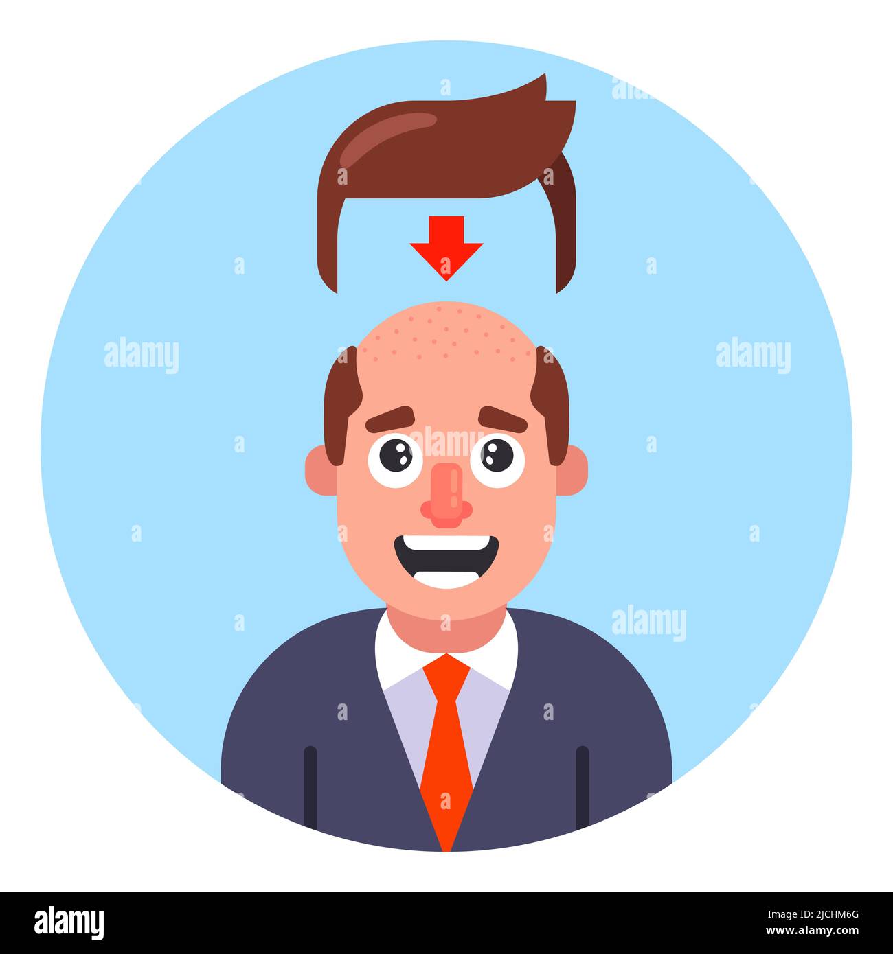Medical wig Stock Vector Images - Alamy