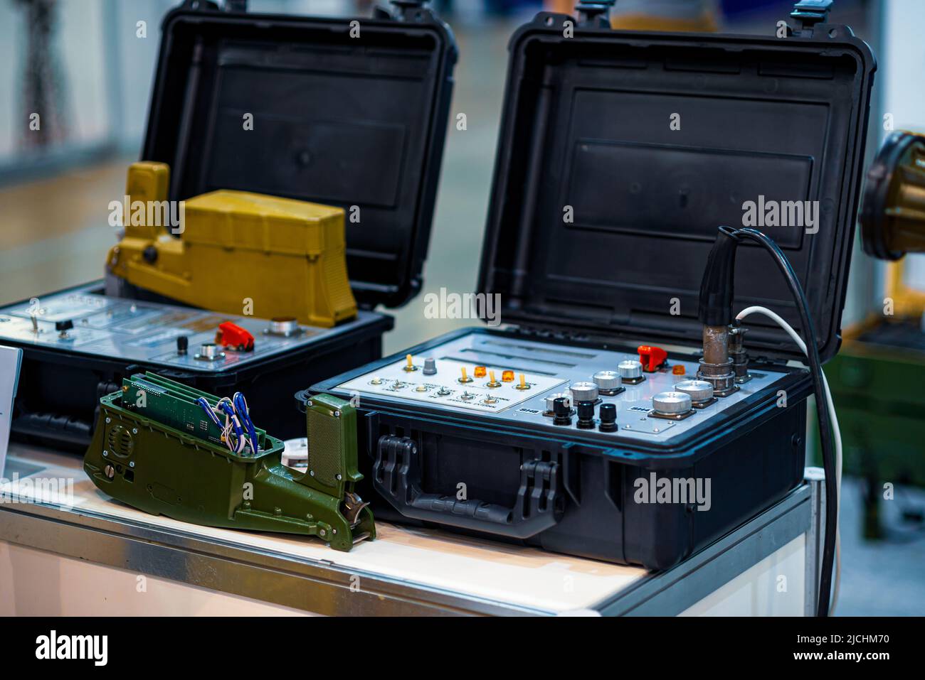 Control and testing equipment for MANPADS triggers Stock Photo - Alamy