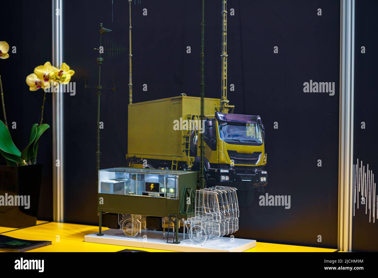 Mobile radio reconnaissance complex. Military and defense industry ...