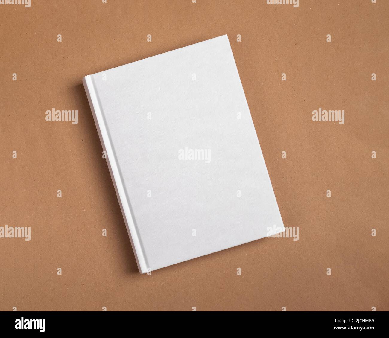 Book mockup at craft paper background. Education, reading, literature ...