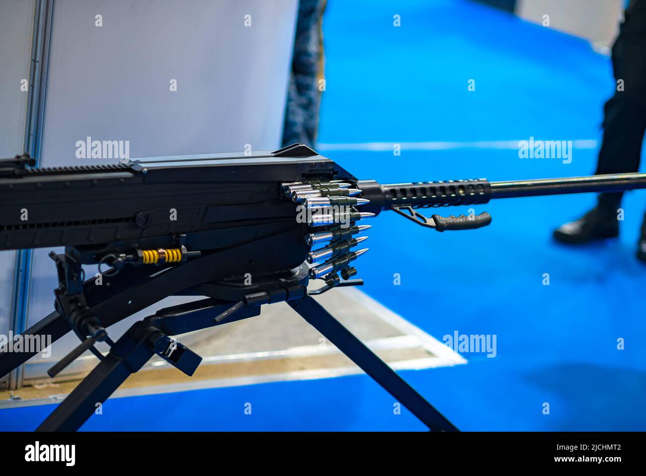Large-caliber machine gun. To defeat ground, surface and air, easily ...
