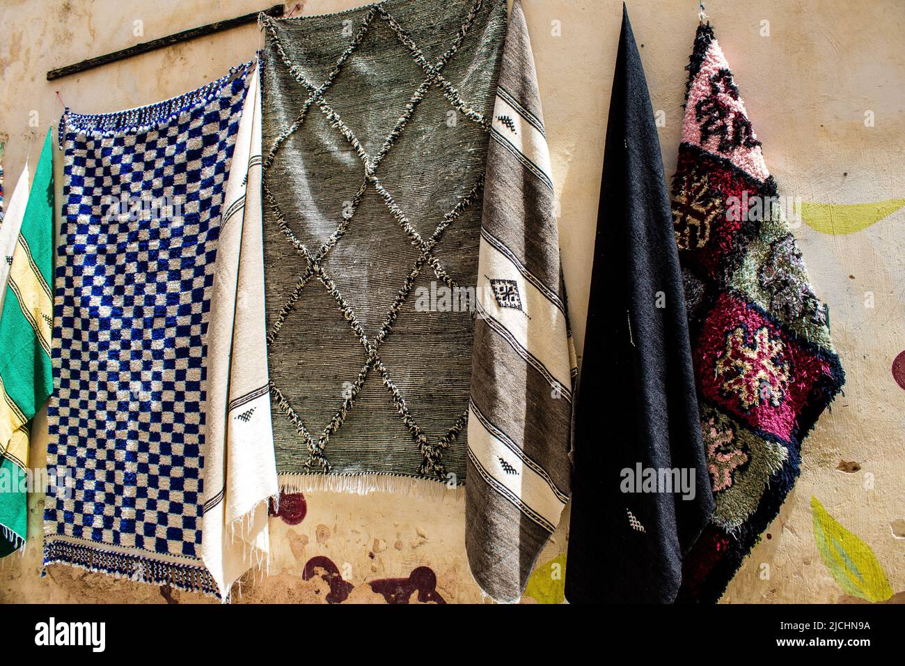 Fez, Morocco - June 12, 2022 The souks of Fez located in the medina are ...