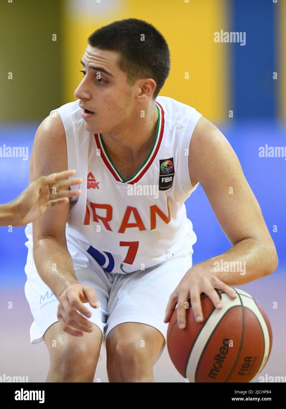 Mehrab Alam Beygi of Iran Basketball team in action during the 2022 ...