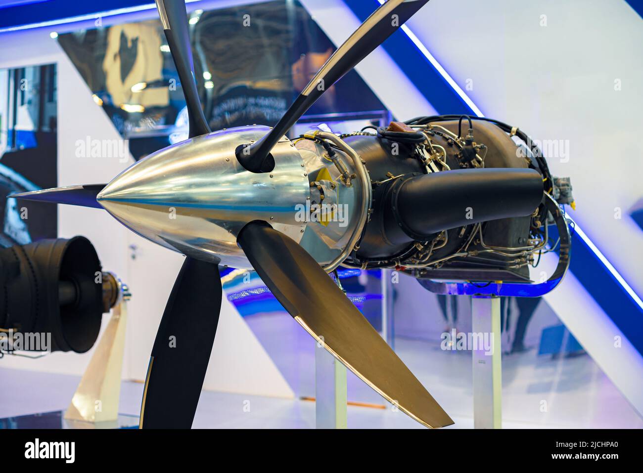 Turboprop engine. Installed on aircraft for various purposes Stock ...