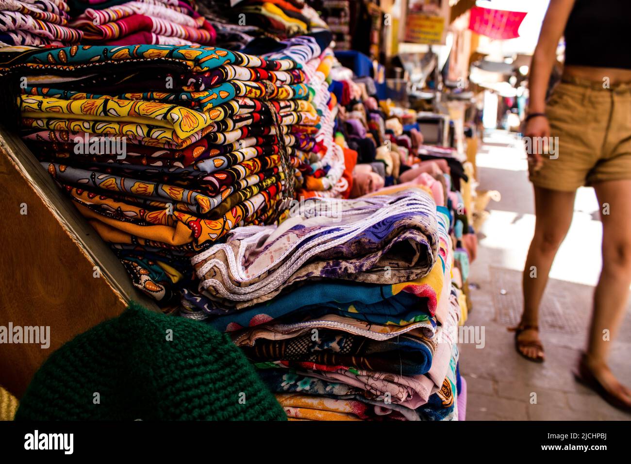 Fez, Morocco - June 12, 2022 The souks of Fez located in the medina are ...