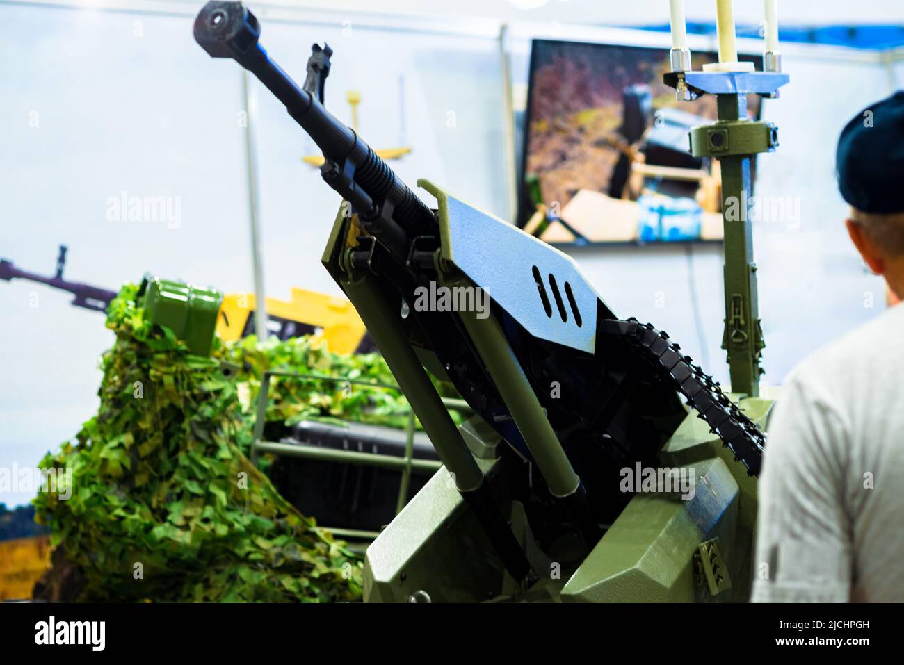 Artificial intelligence mobile robotic weapon station Stock Photo - Alamy