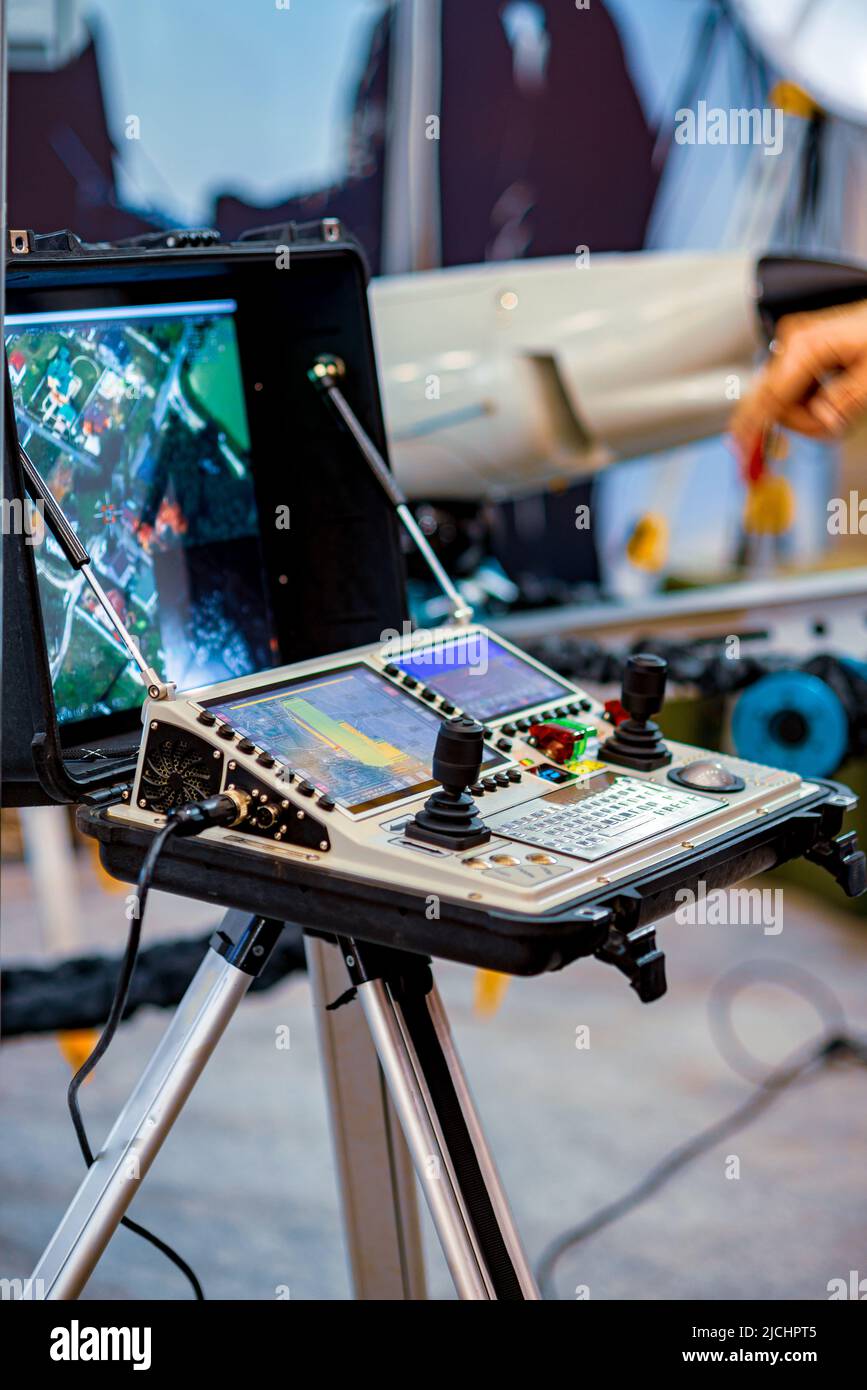Unmanned aerial vehicle control system Stock Photo - Alamy