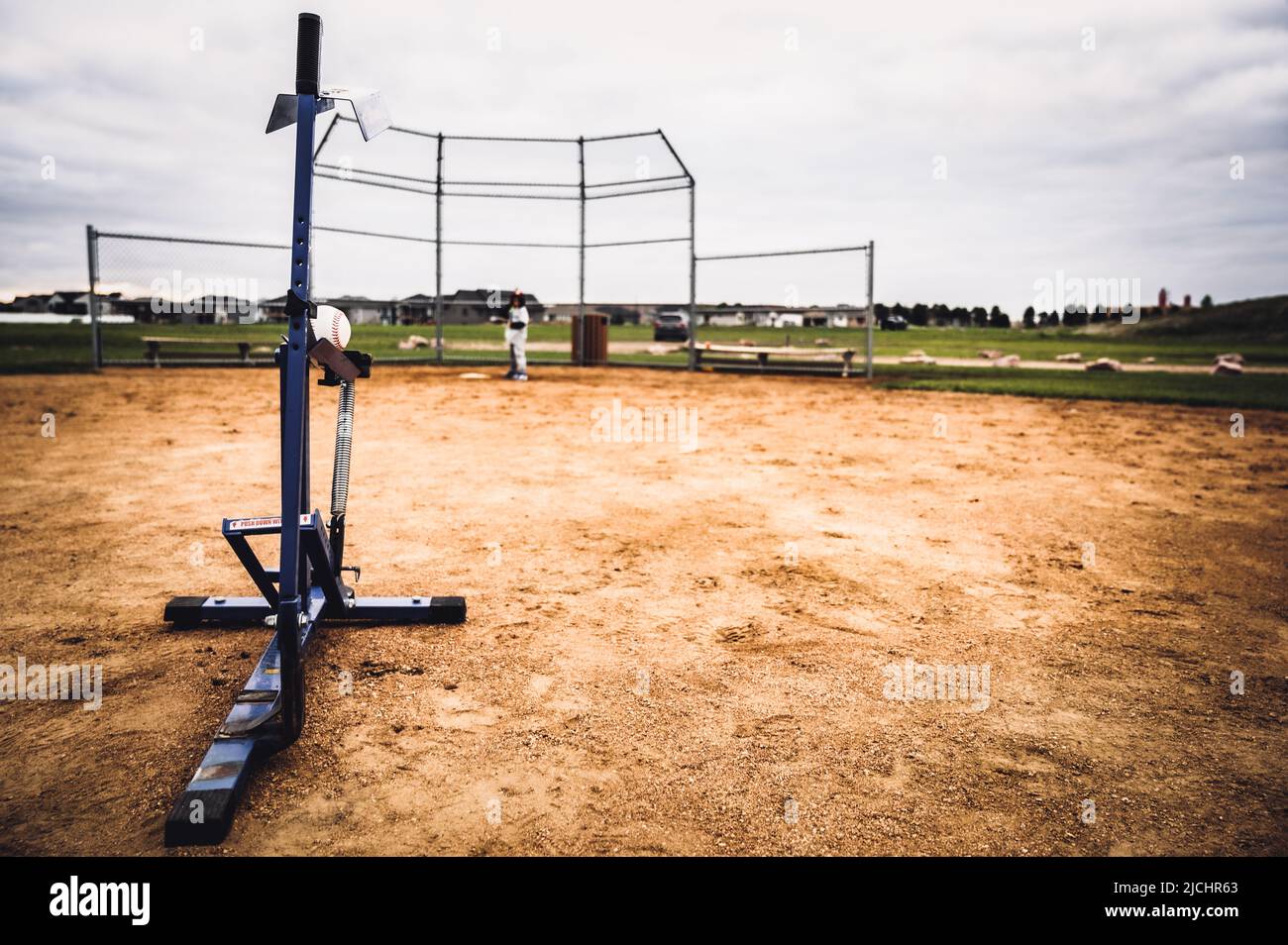 Baseball pitching machine hi-res stock photography and images - Alamy