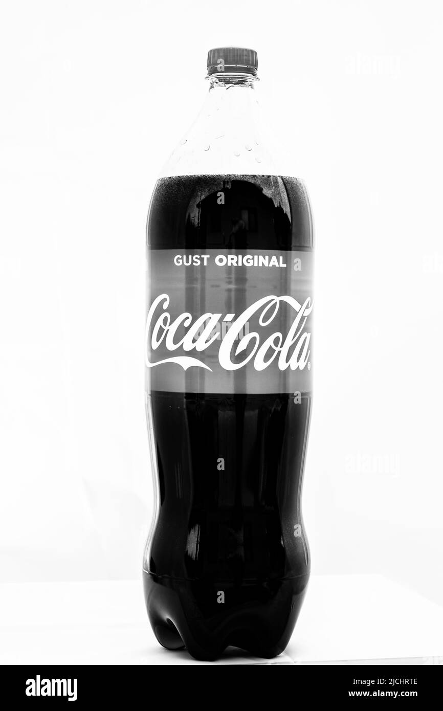 Vintage Coca Cola Bottle Black And White