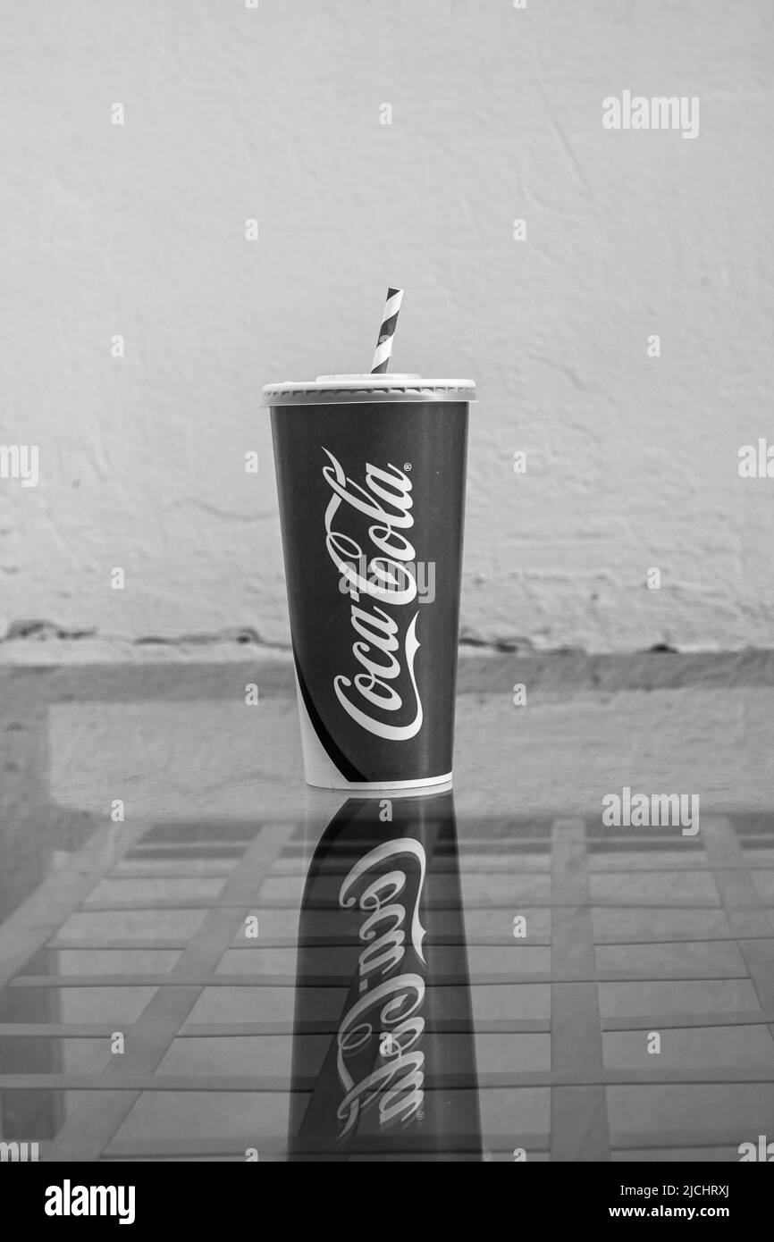 Classic Coca-Cola can. Bucharest, Romania, 2022 Stock Photo - Alamy