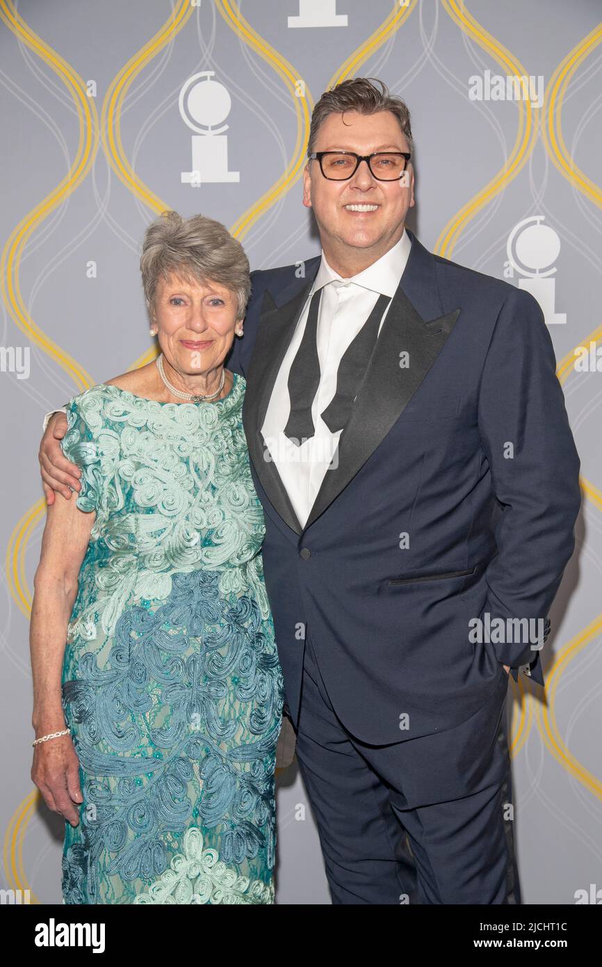 New York, United States. 12th June, 2022. Warren Carlyle (R) attends ...