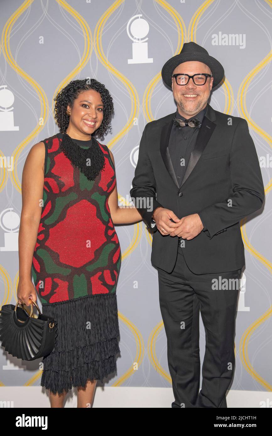 New York, United States. 12th June, 2022. Masi Asare and Nathan Tyson ...